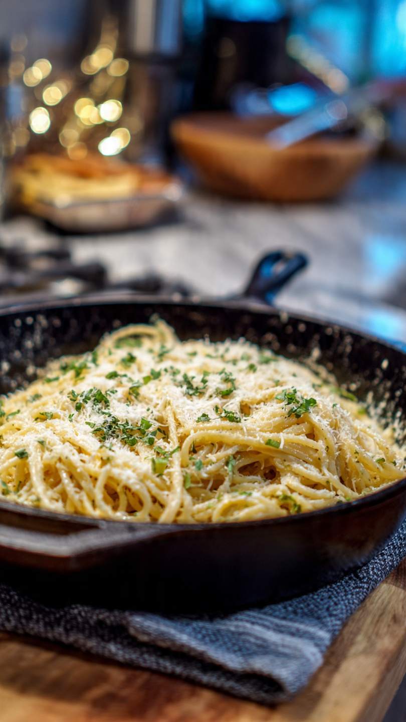 One Pan Butter Parmesan Pasta – Easy Weeknight Comfort Food